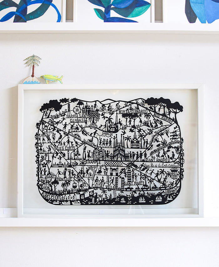 Explore Illustrated Maps | Cut out Paper - Famille Summerbelle