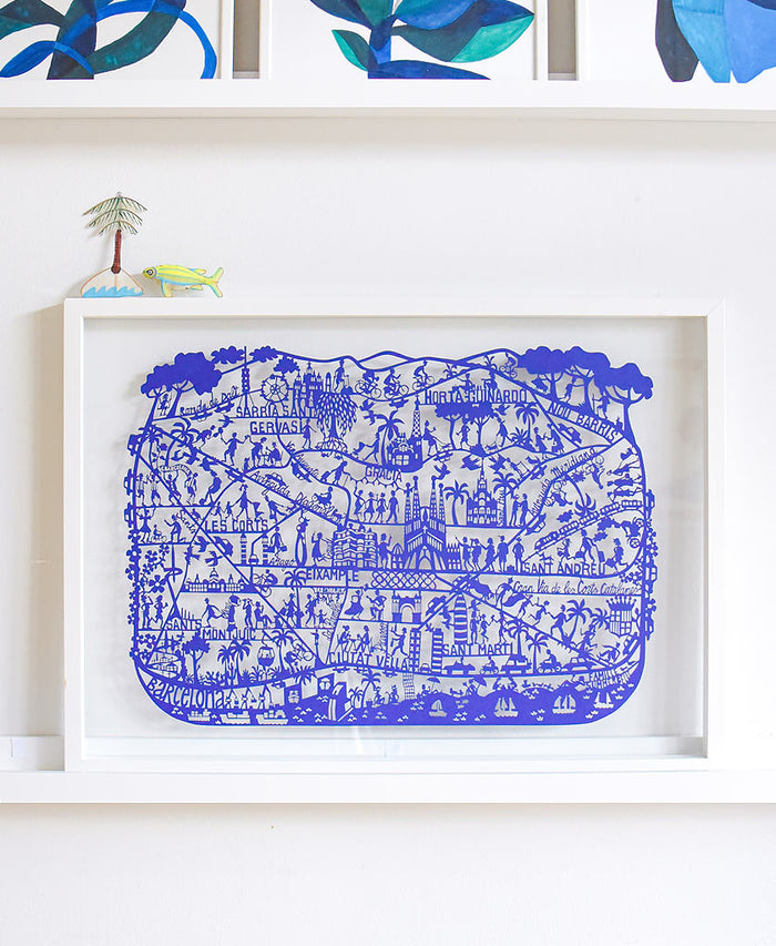 Explore Illustrated Maps | Cut out Paper - Famille Summerbelle
