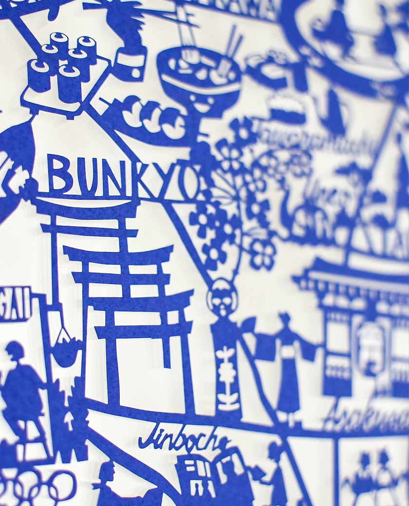 Tokyo Paper Cut Map | Famille Summerbelle